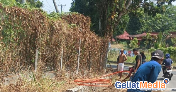 Tuai Sorotan, Proyek Penanaman Kabel Fiber Optik Telkom oleh PT Silkar ...